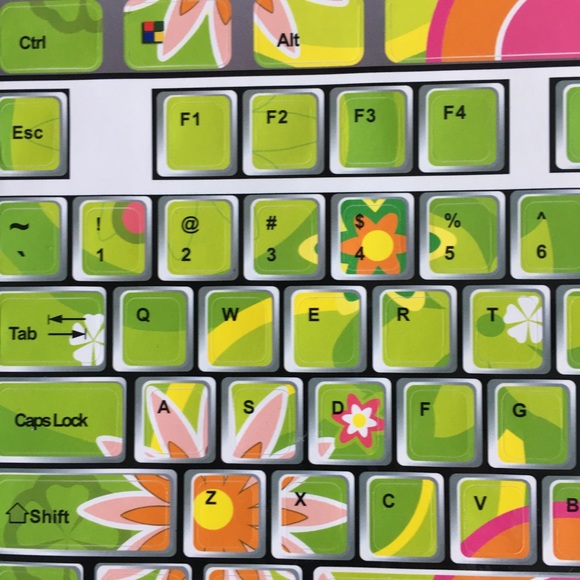 Funky Concepts | Storage & Organization | New Funkey Keyboard Stickers ...